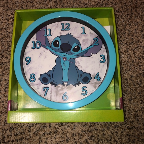 Disney | Wall Decor | Stitch Clock | Poshmark